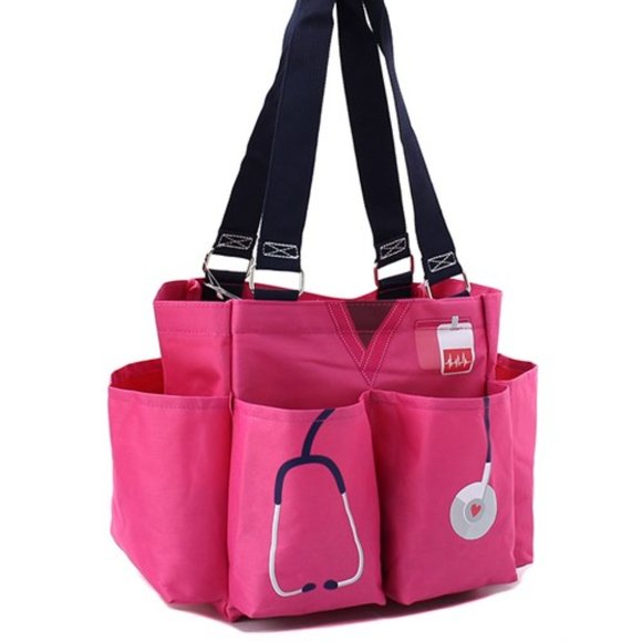 Bags | Canvas Nurse Caddy Utility Tote Bag | Poshmark